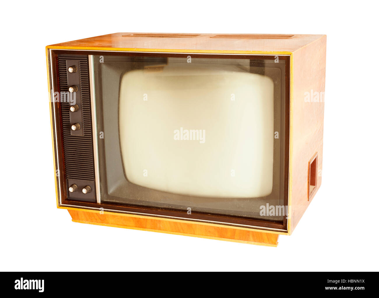 retro tv old style photo isolated Stock Photo - Alamy