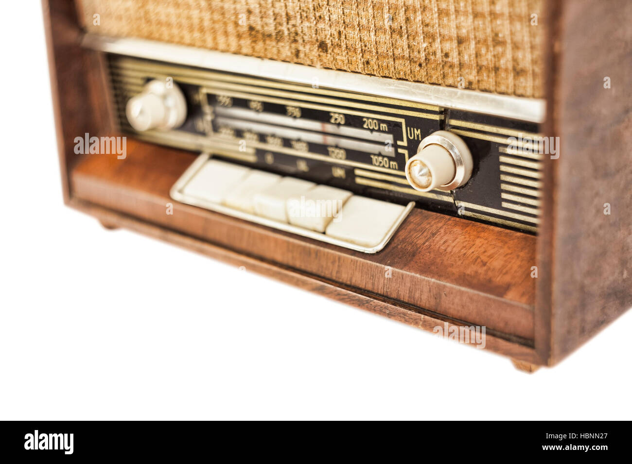 retro radio closeup isolated Stock Photo - Alamy