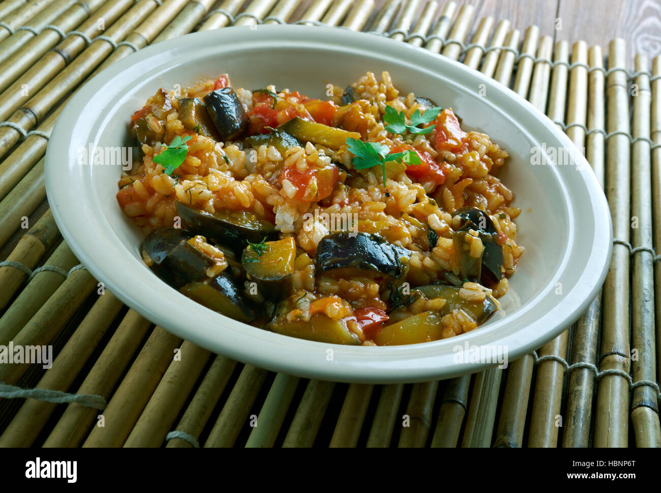 Turkish vegetable appetizer Stock Photo - Alamy