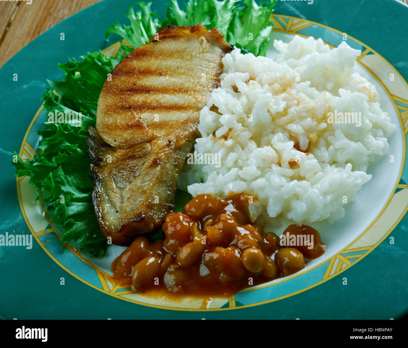 Mexican dish of meat Stock Photo - Alamy