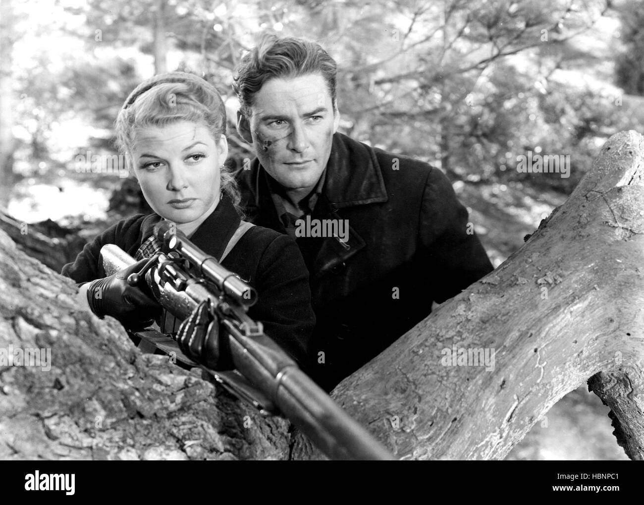 EDGE OF DARKNESS, Ann Sheridan, Errol Flynn, 1942 Stock Photo - Alamy