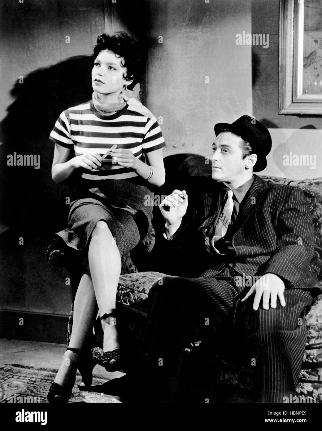 EDGE OF HELL, from left, Francesca De Scaffa, Ken Carlton, 1956 Stock ...