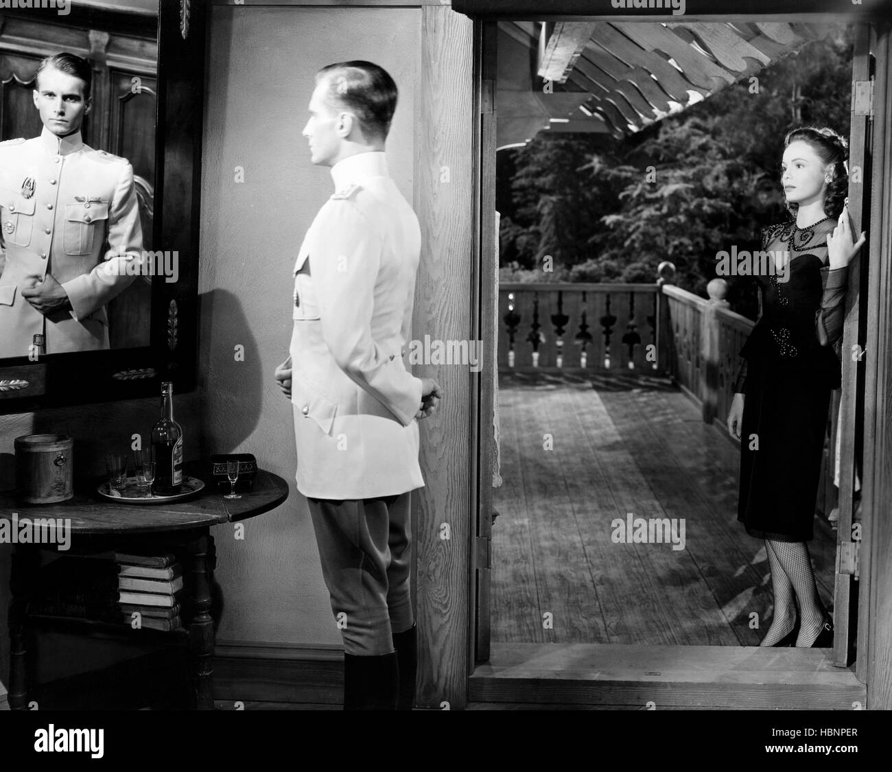 EDGE OF DARKNESS, from left, Helmut Dantine, Nancy Coleman, 1943 Stock ...