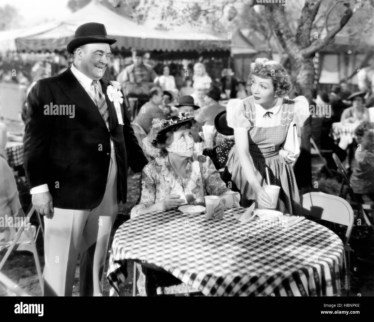 THE EGG AND I, from left, Billy House, Marjorie Main, Claudette Colbert ...