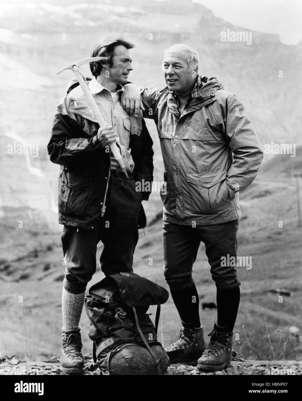 THE EIGER SANCTION, Clint Eastwood, George Kennedy, 1975 Stock Photo ...