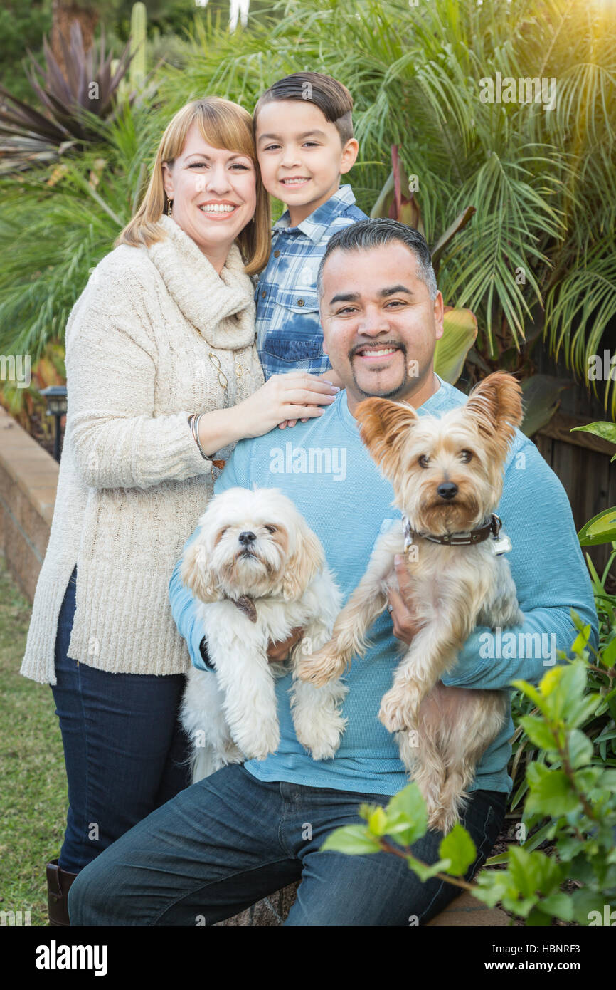 Happy Mixed Race Family Portrait Outdoors Stock Photo - Alamy Happy Mixed Race Family Portrait Outdoors Stock Photo - Alamy