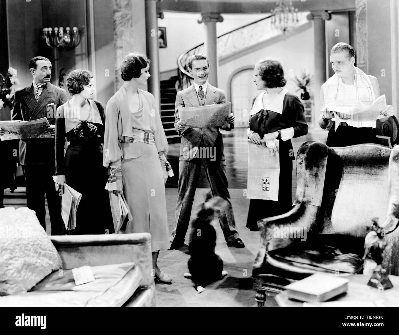 EMMA, from left, Barbara Kent, Myrna Loy, Richard Cromwell, Kathryn ...