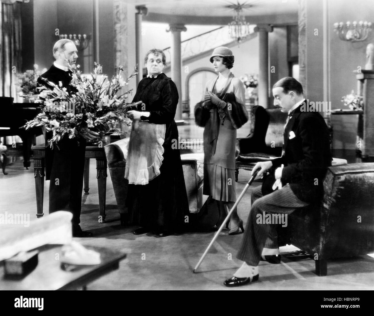 EMMA, center, from left, Marie Dressler, Myrna Loy, 1932 Stock Photo ...