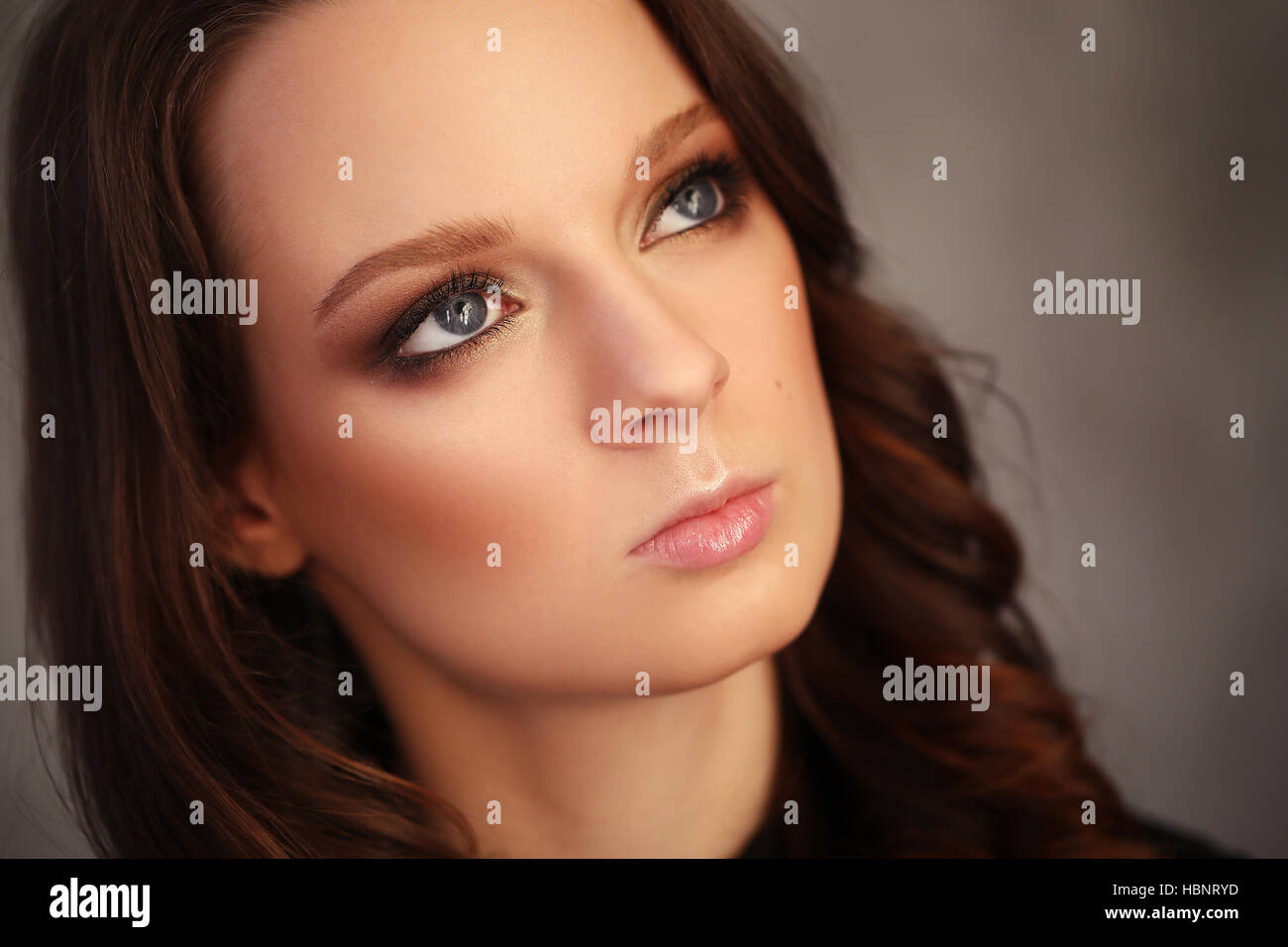 Lovely girl with beautiful face Stock Photo - Alamy
