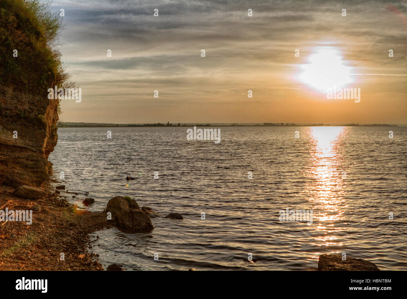 Horizontal sunset beach beautiful hi-res stock photography and images ...