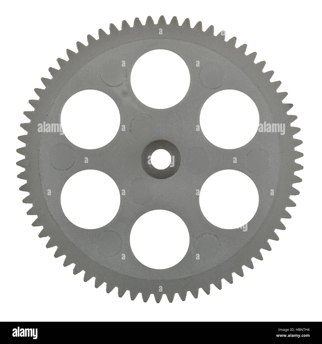 Plastic pinion, isolated on white background Stock Photo - Alamy