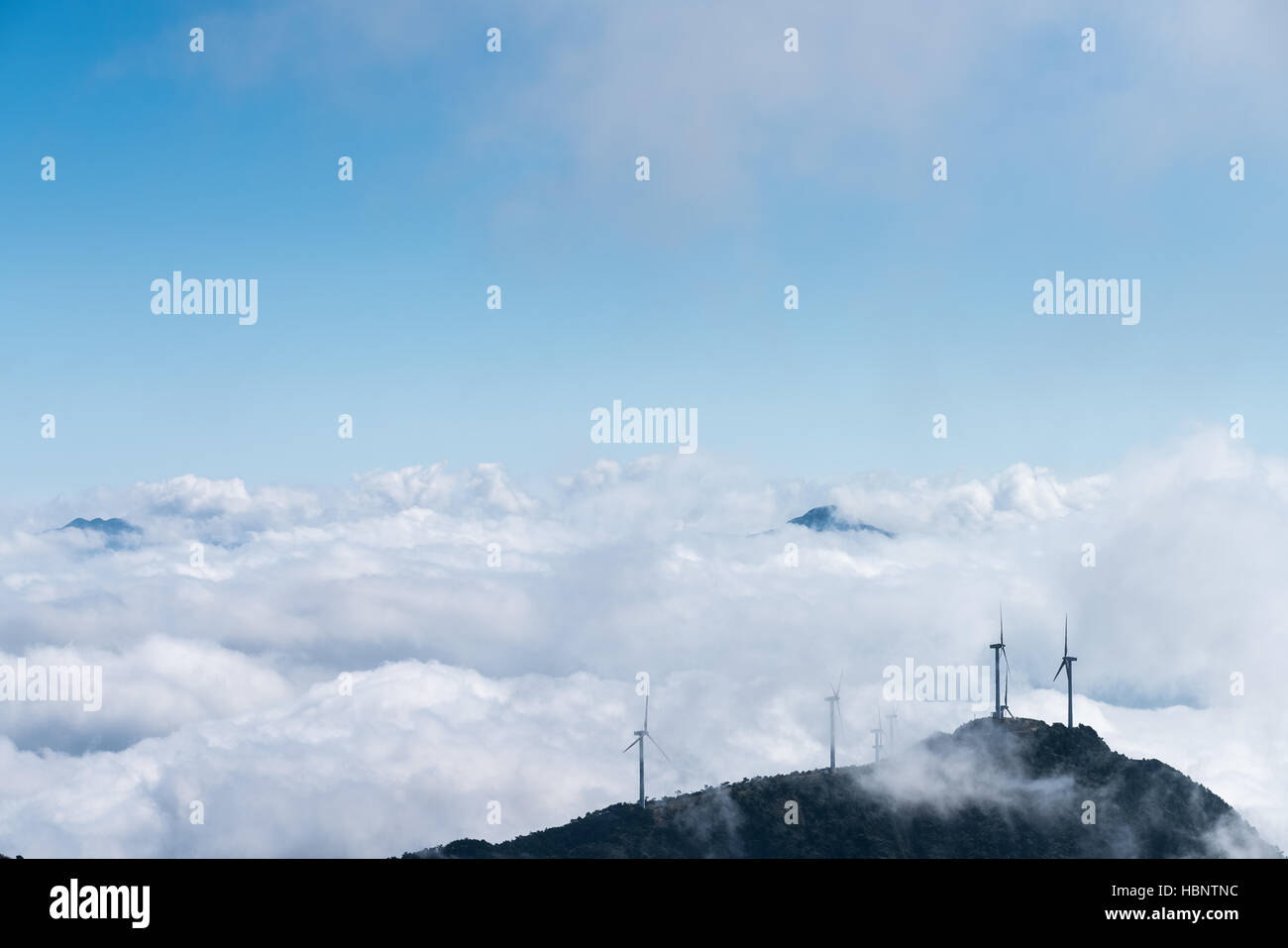 inland wind farm Stock Photo - Alamy