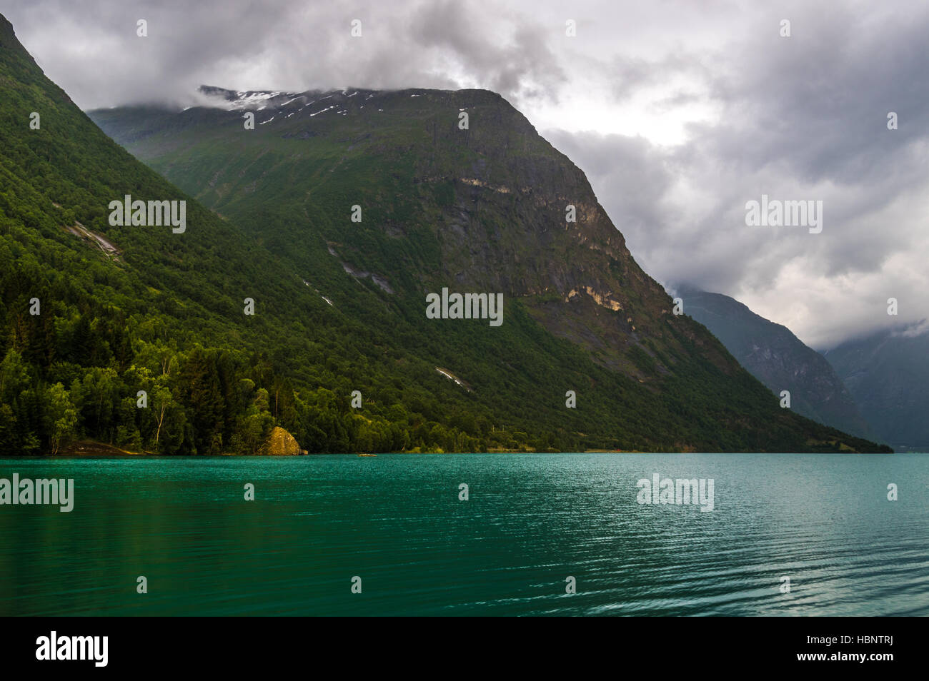 At the glacier lake in Norway Stock Photo - Alamy