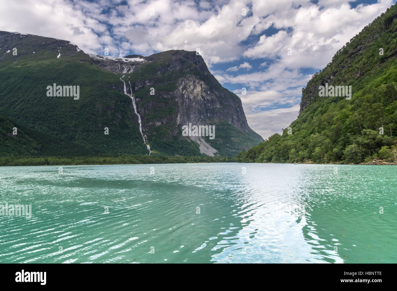 At the glacier lake in Norway Stock Photo - Alamy