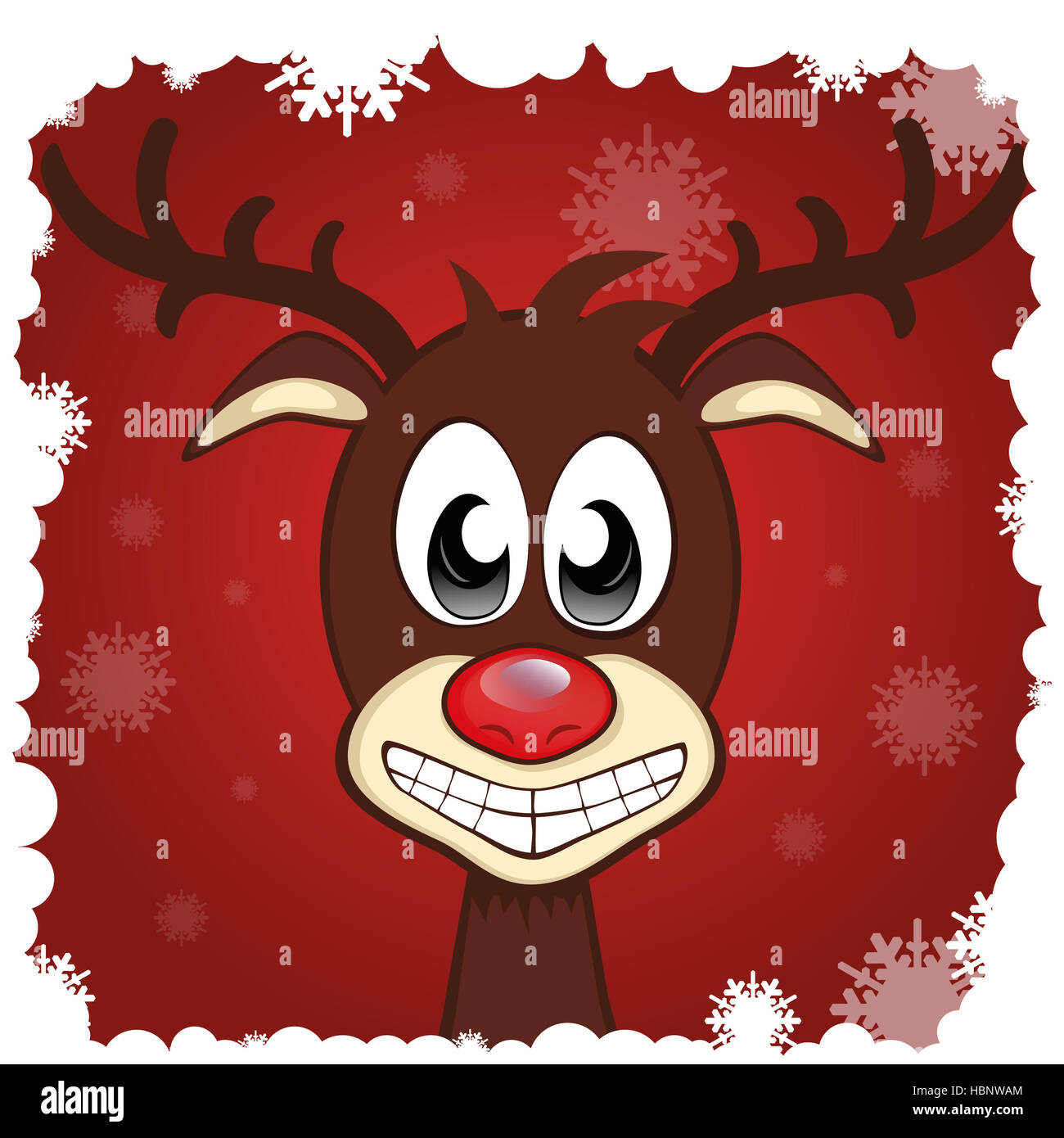 Rentier rudolf hi-res stock photography and images - Alamy