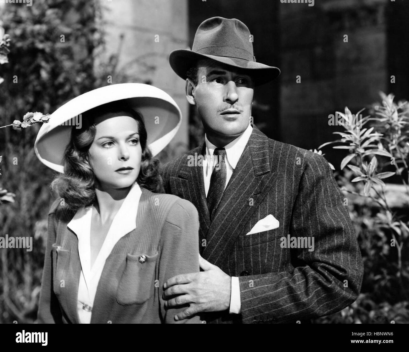 THE FALCON'S BROTHER, Jane Randolph, Tom Conway, 1942 Stock Photo - Alamy