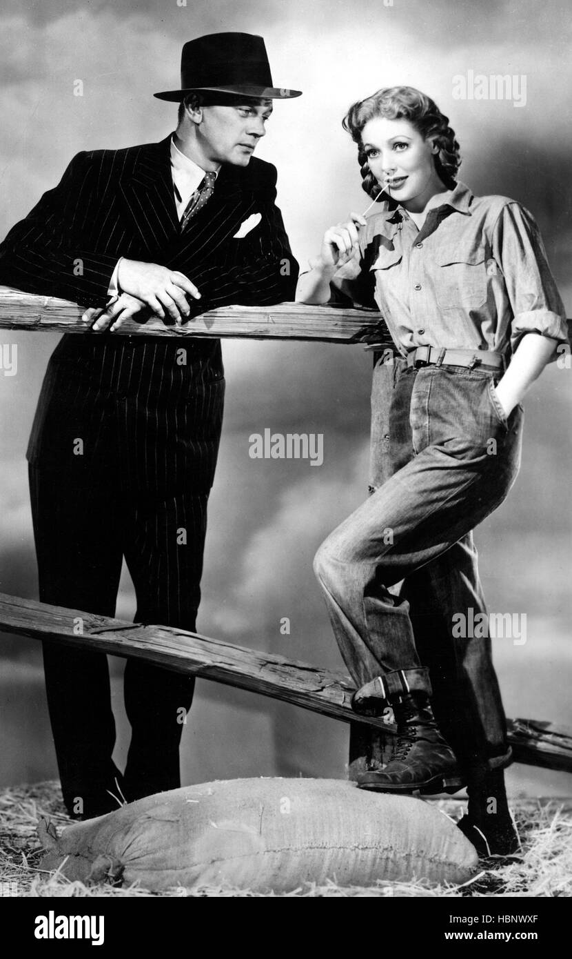 THE FARMER'S DAUGHTER, Joseph Cotten, Loretta Young, 1947 Stock Photo ...