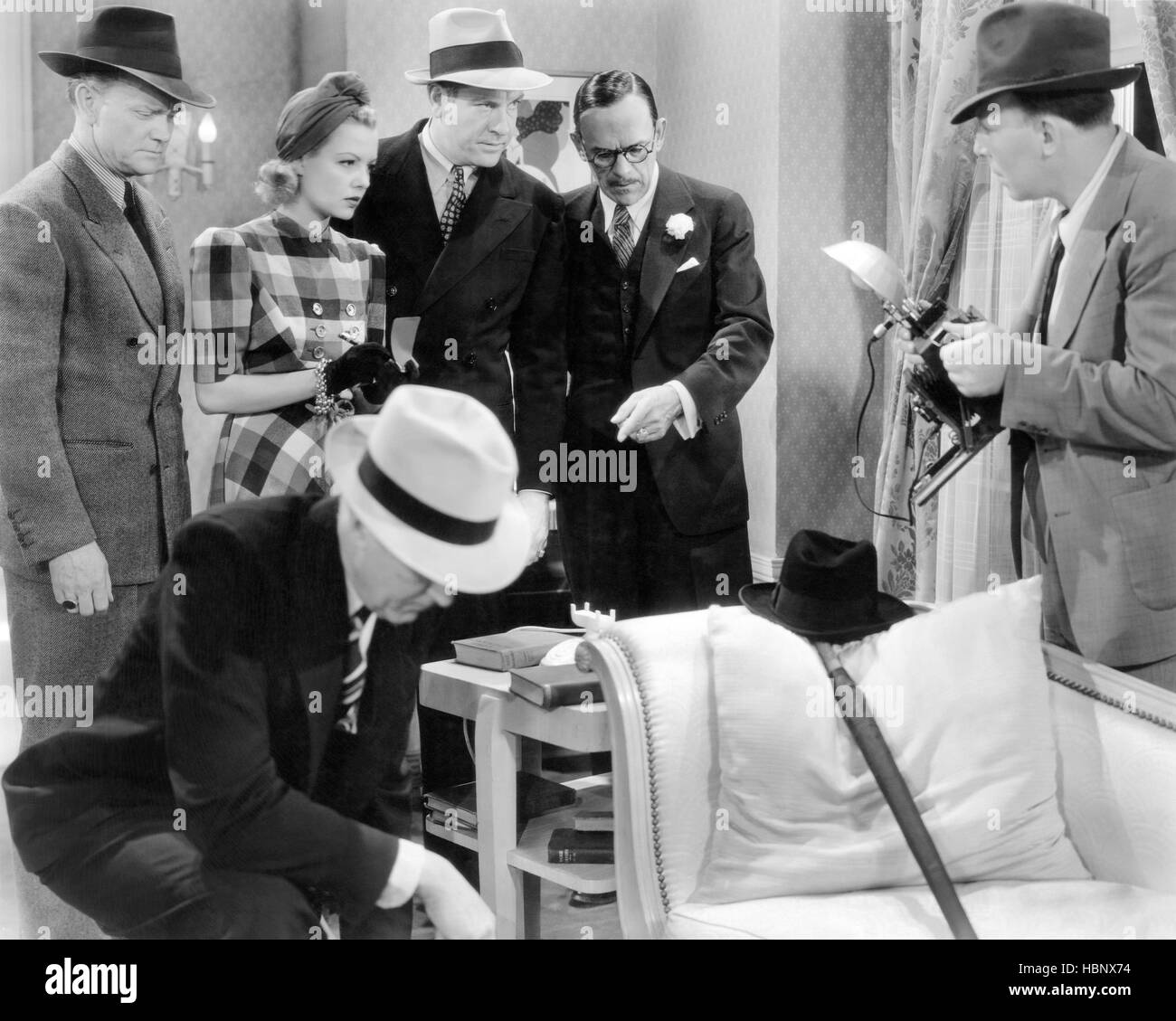 THE FATAL HOUR, from left: Harry Strang, Marjorie Reynolds, Grant ...