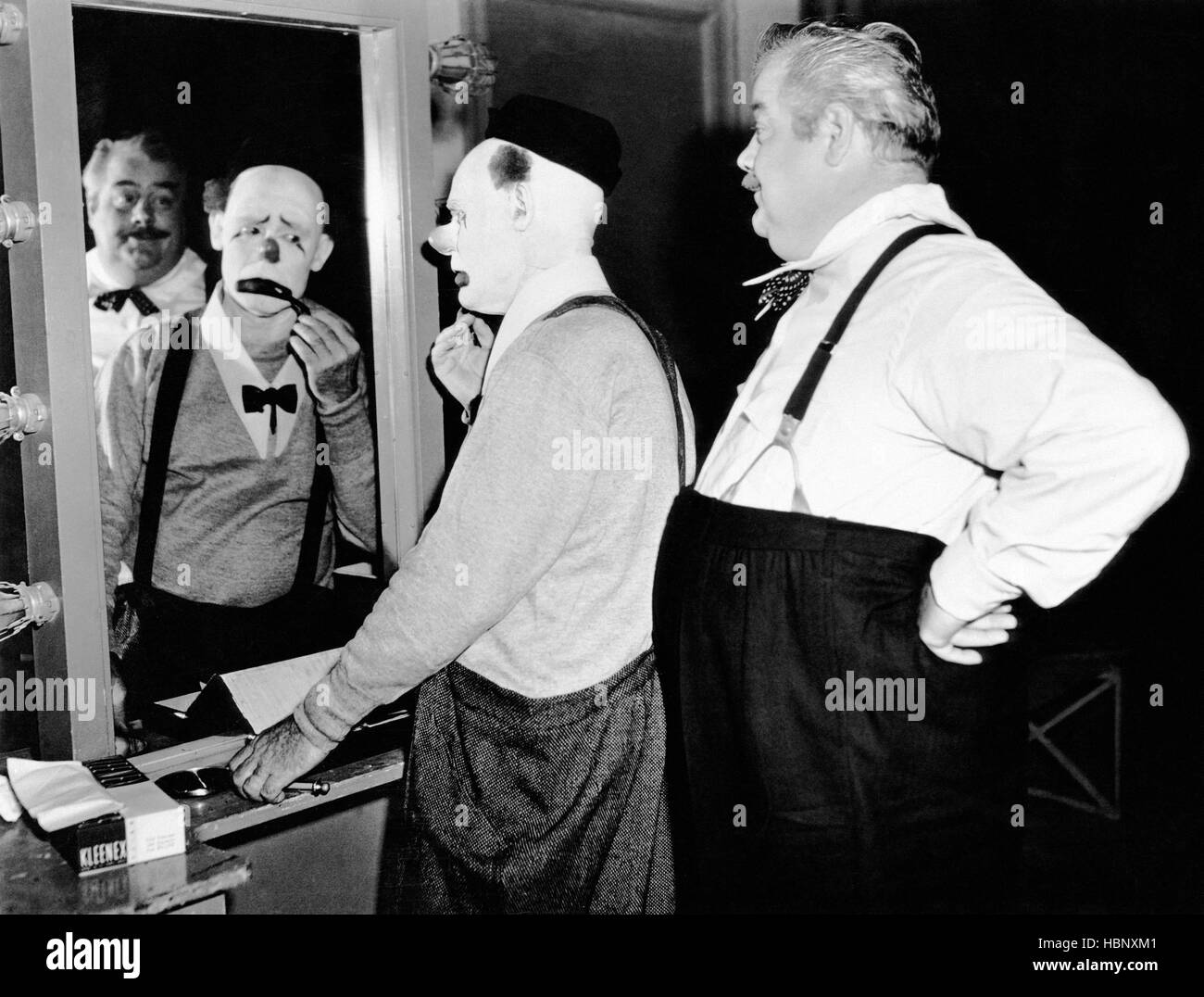THE FAT MAN, from left, Emmett Kelly, J. Scott Smart, 1951 Stock Photo ...