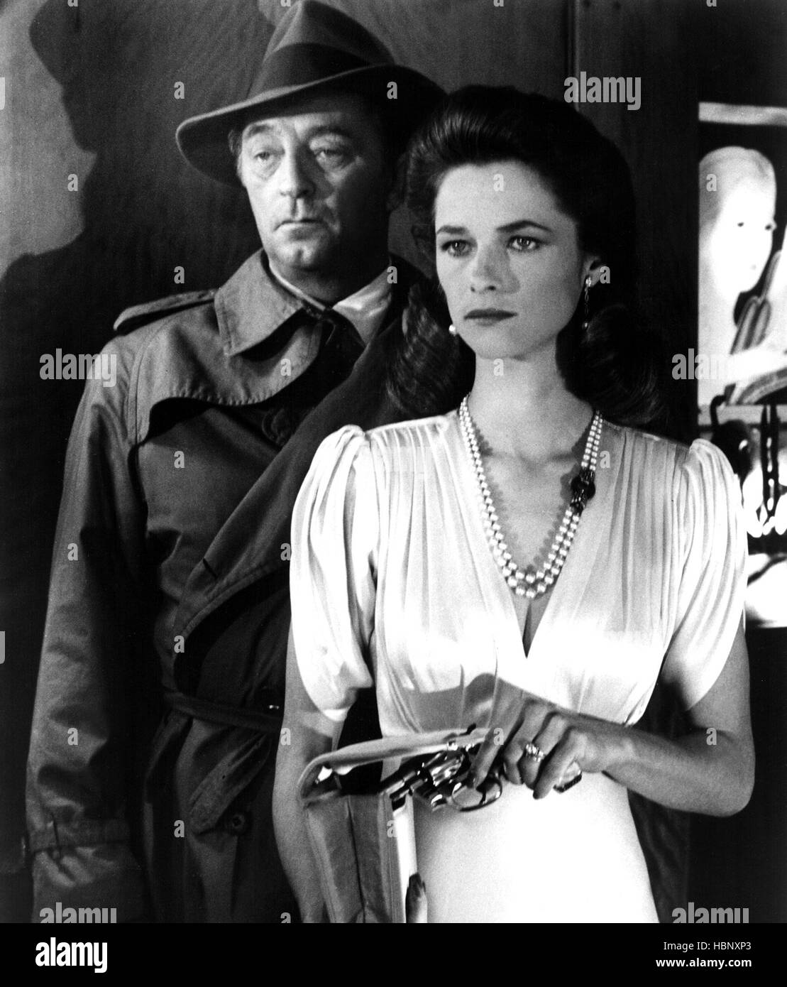 FAREWELL MY LOVELY, Robert Mitchum, Charlotte Rampling, 1975 Stock ...