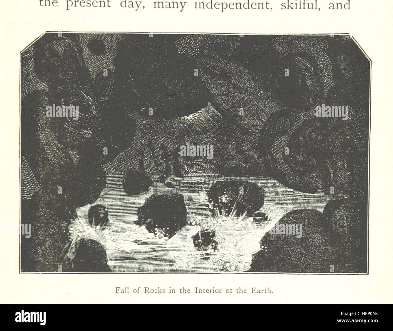 Illustration showing earthquake phenomena, including damaged buildings ...