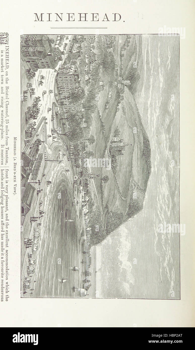 Map of minehead hi-res stock photography and images - Alamy