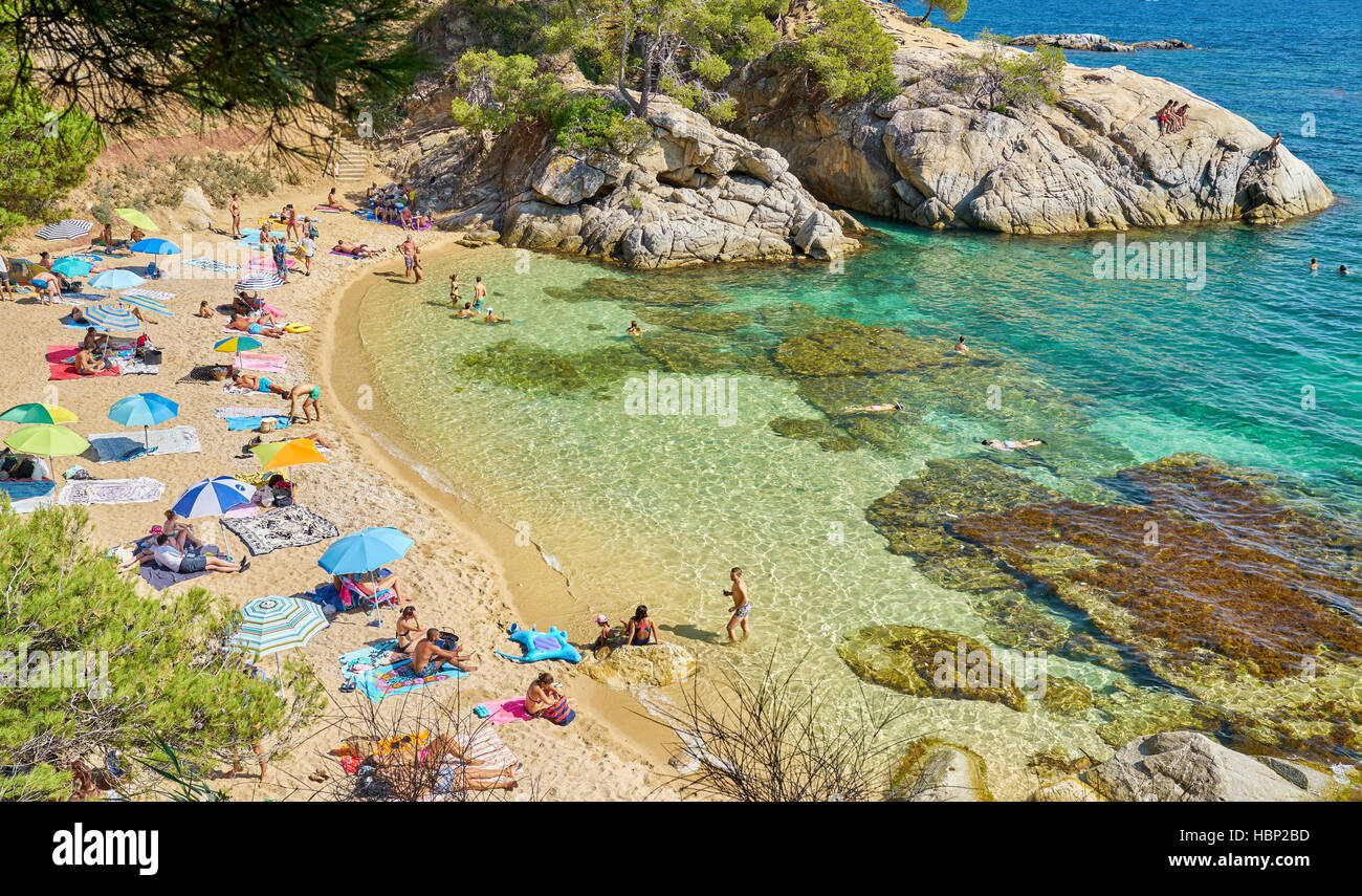 Costa Brava Beach, Catalonia, Spain Stock Photo - Alamy