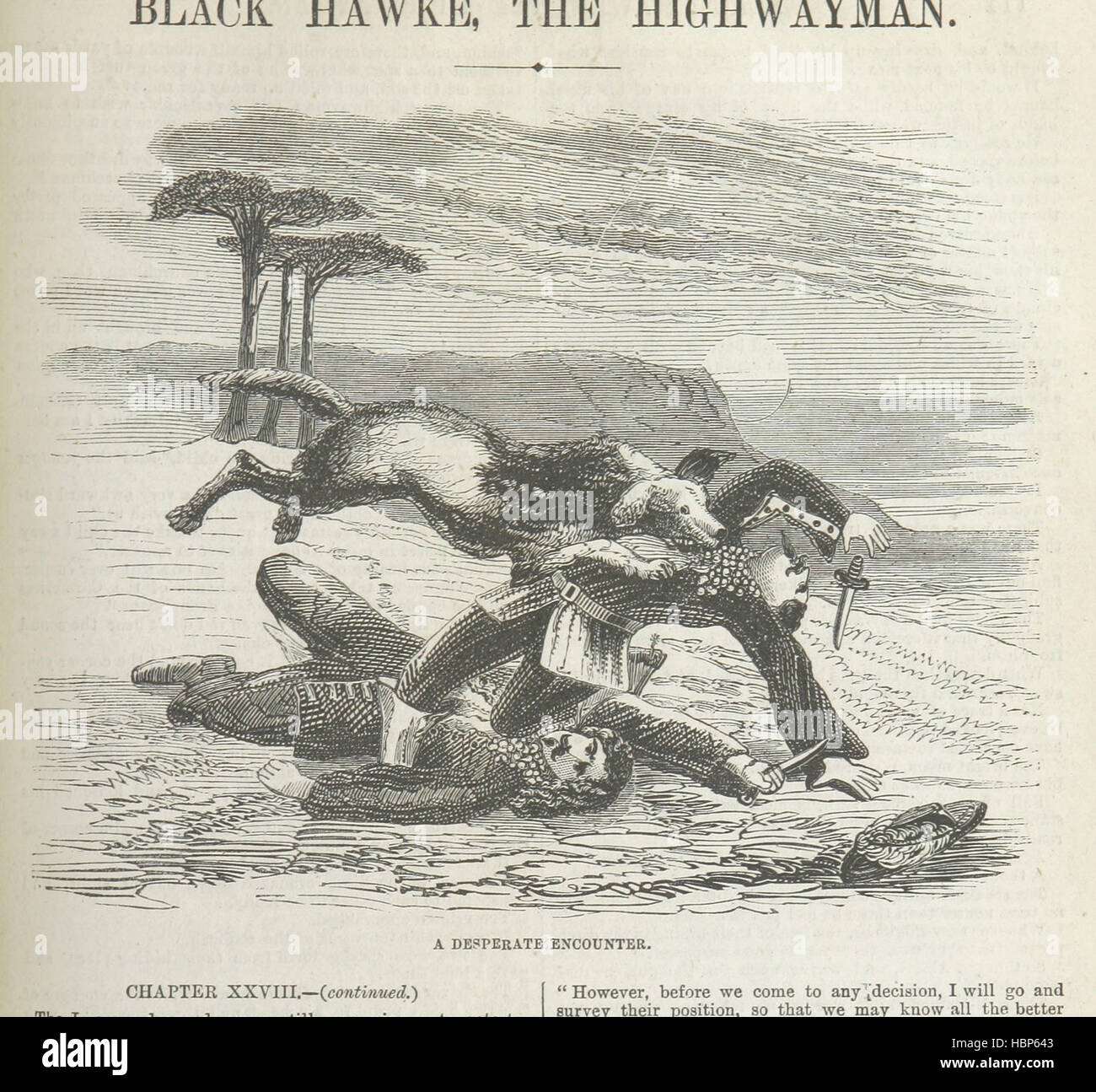 Image taken from page 121 of 'Black Hawke, the Highwayman Stock Photo ...