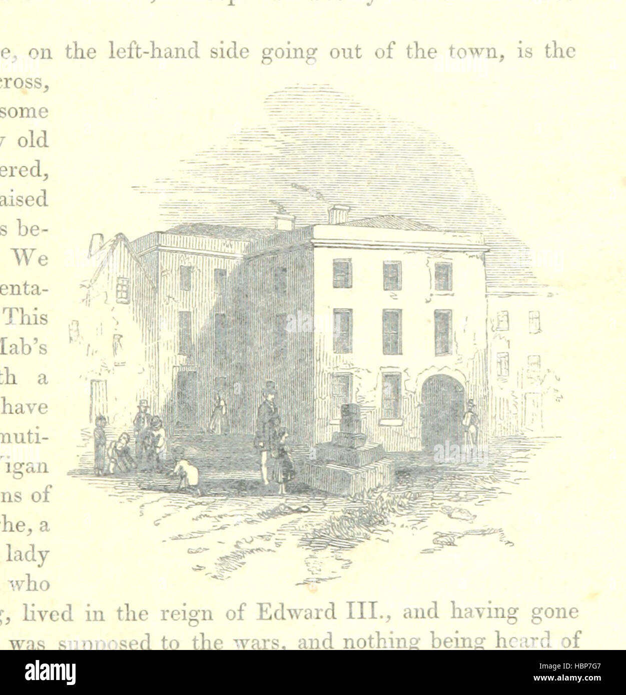 The page depicts Lancaster County’s history through illustrations of ...