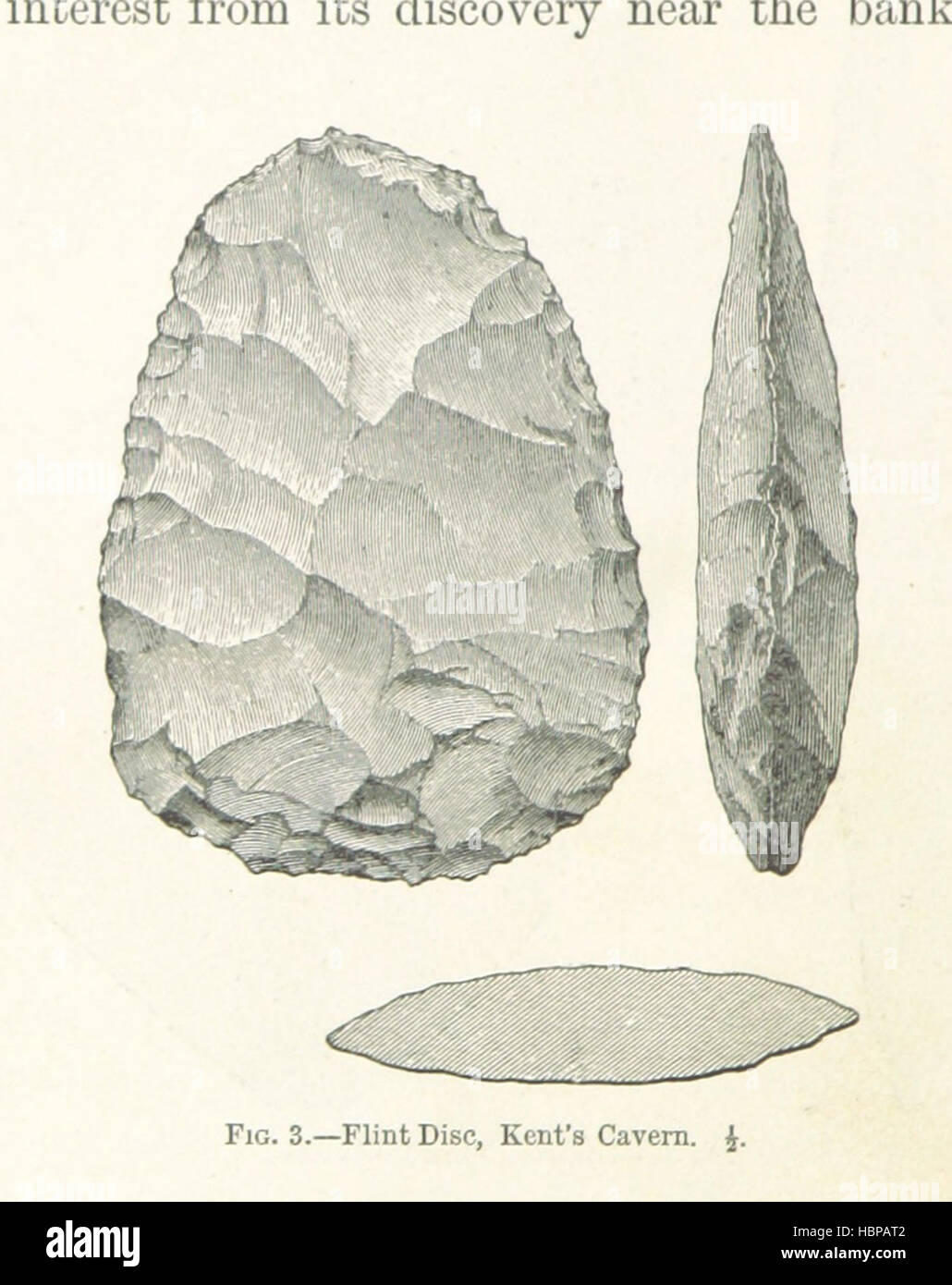 The page illustrates findings related to prehistoric humans, including ...