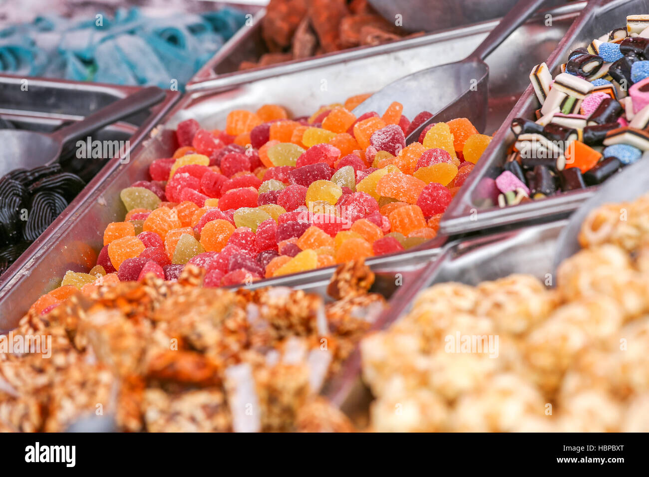 An Assortment of different candies Stock Photo - Alamy