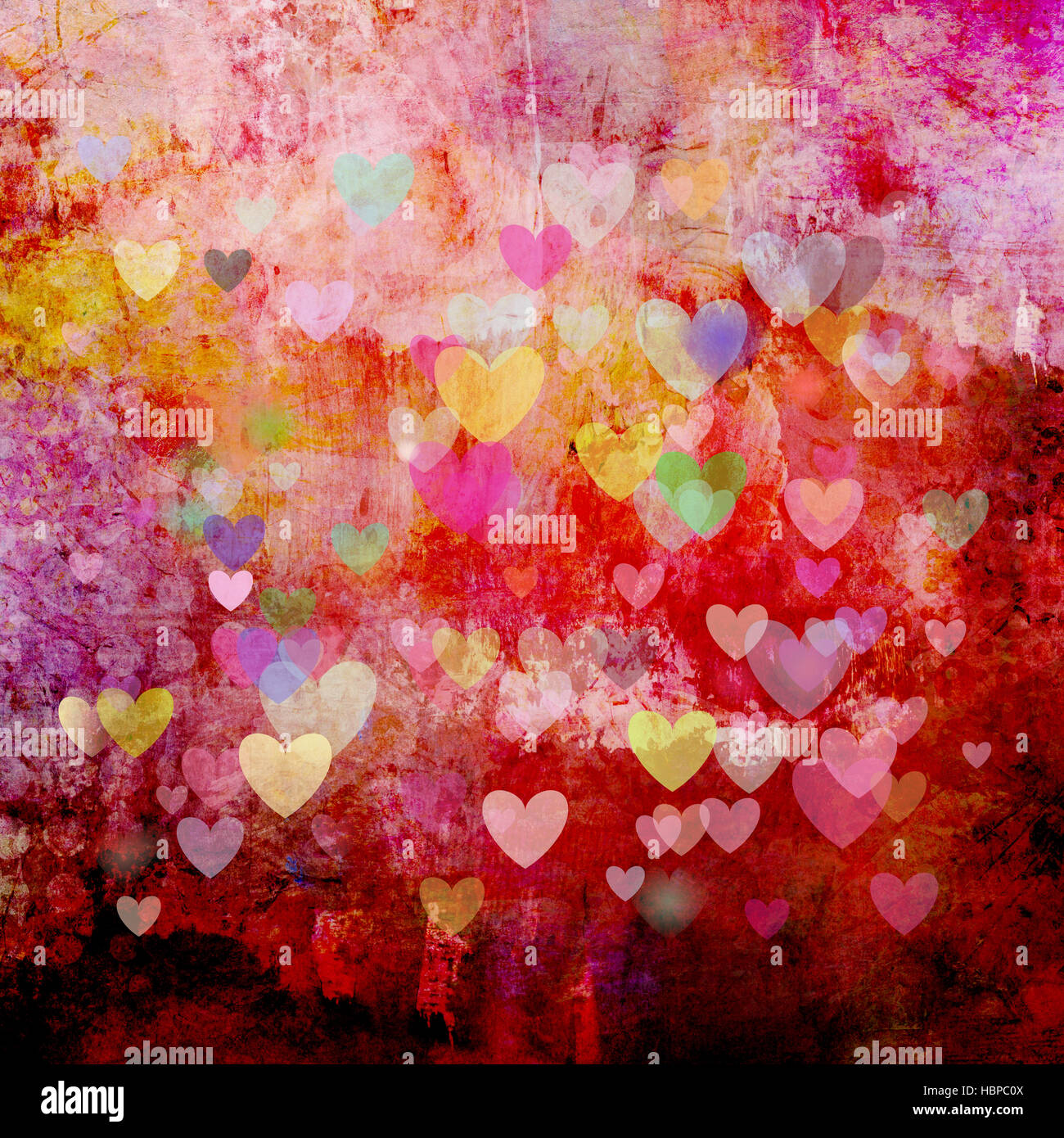 Aquarell herz hintergrund hi-res stock photography and images - Alamy