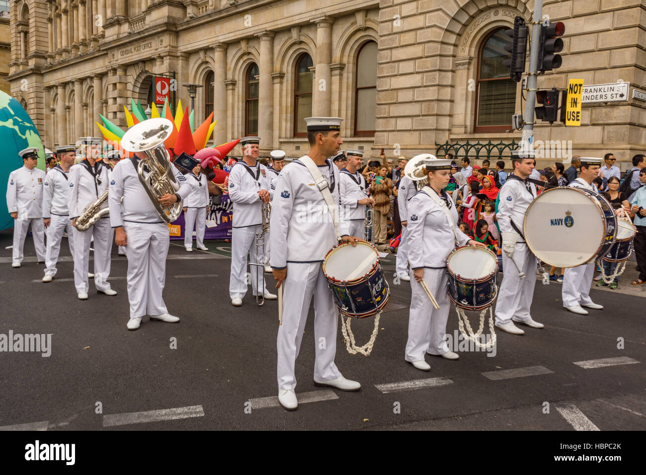 Australia Day City Adelaide - Parade! Stock Photo - Alamy
