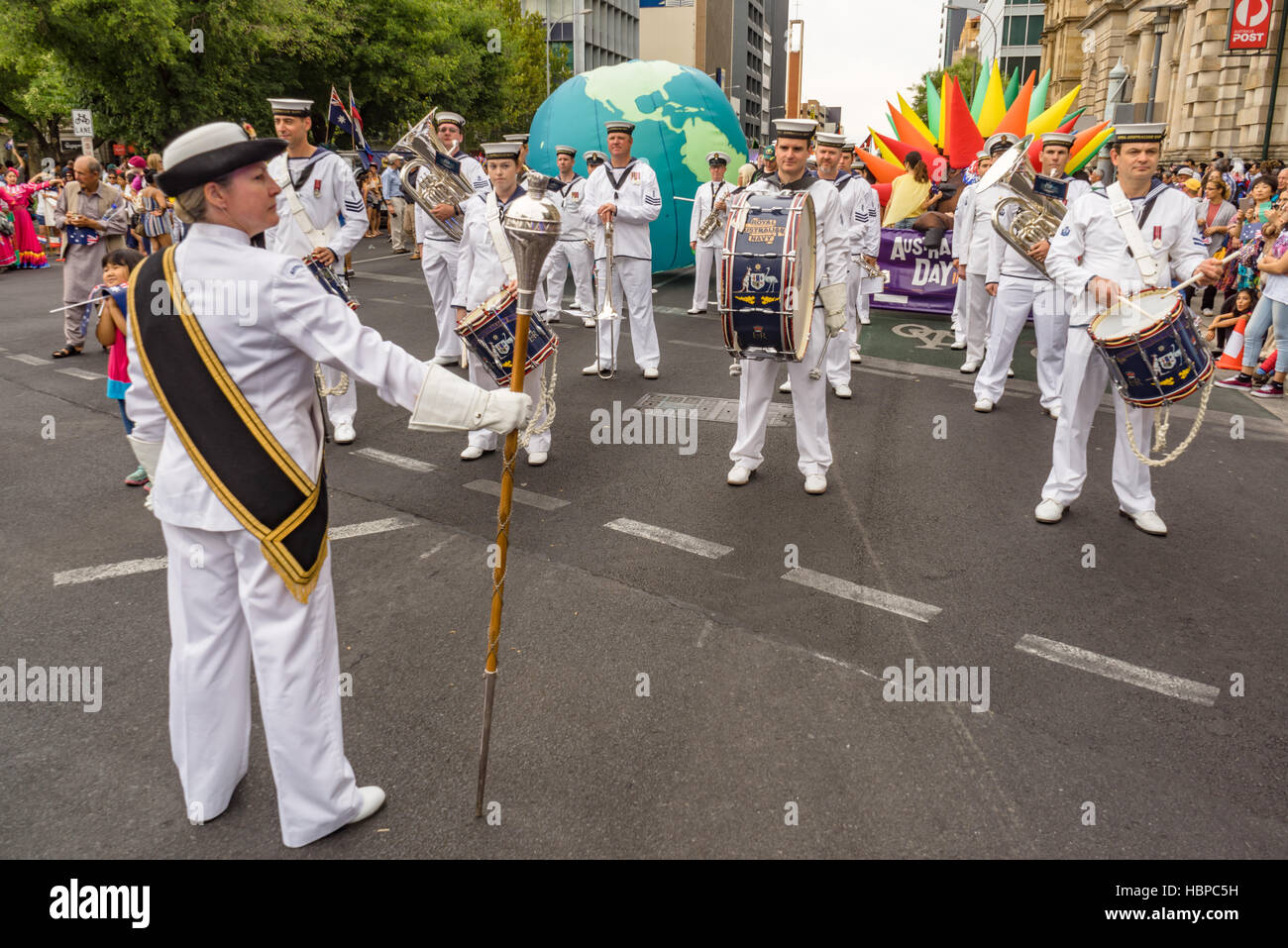 Australia day city adelaide parade hi-res stock photography and images ...