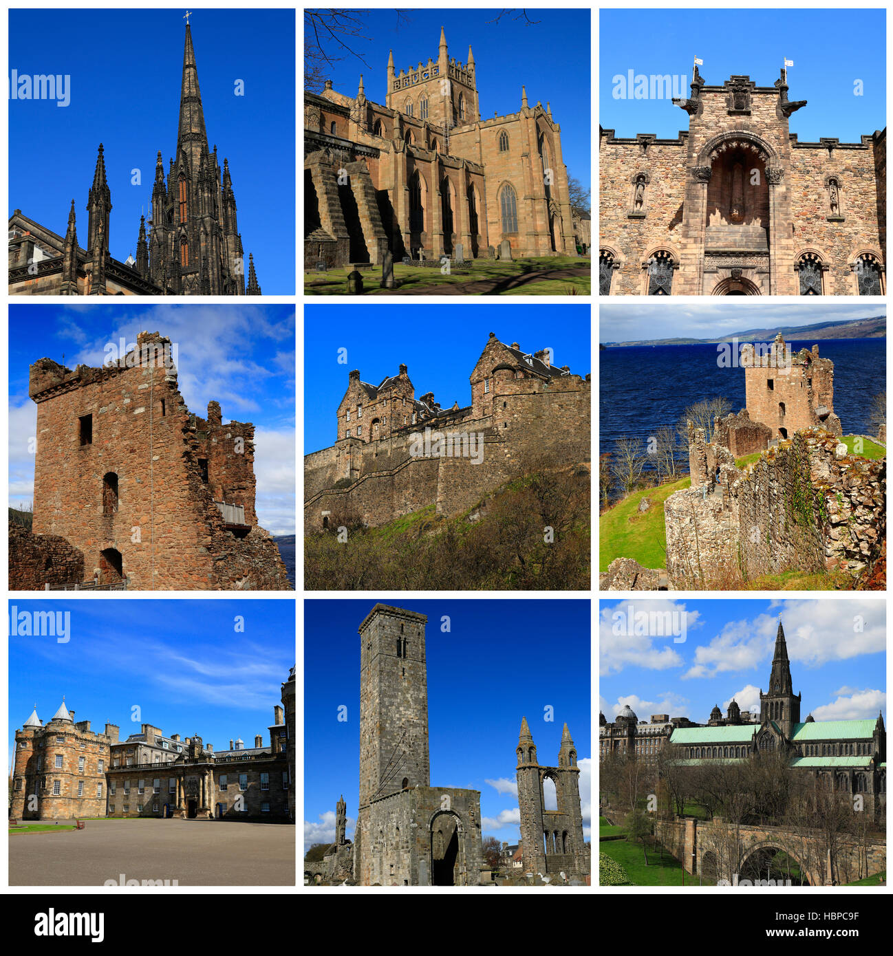 Layout of edinburgh castle hi-res stock photography and images - Alamy