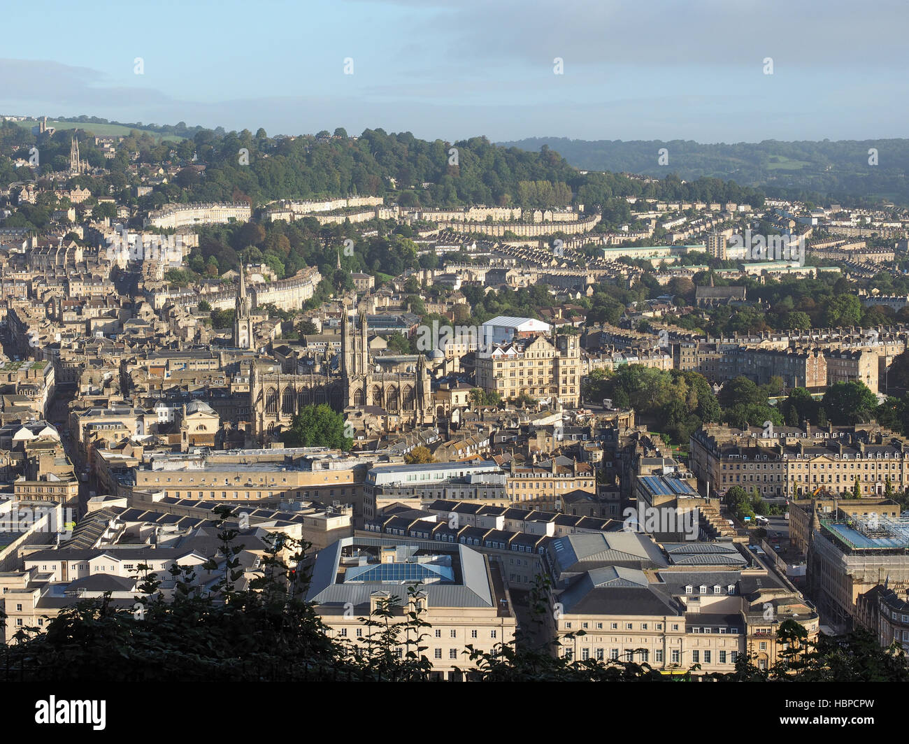 Aerial view of Bath Stock Photo - Alamy