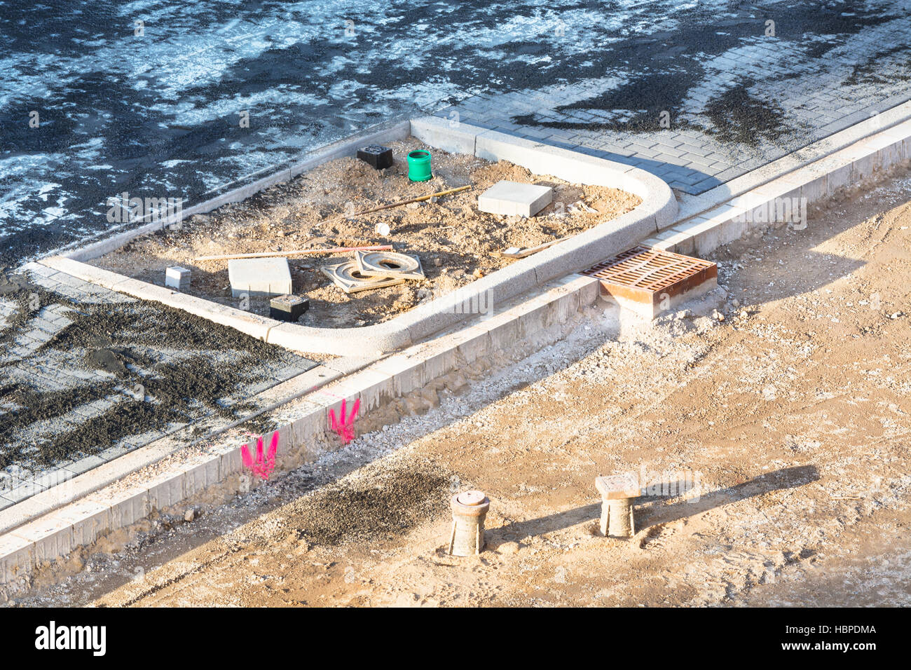 Concrete drainage channel hi-res stock photography and images - Alamy