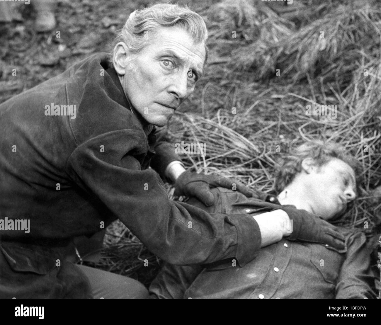 DRACULA A.D. 1972, Peter Cushing, Christopher Neame, 1972 Stock Photo ...
