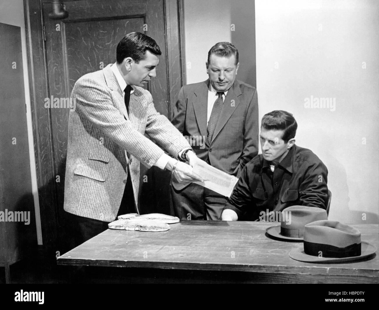 DRAGNET, Jack Webb, Ben Alexander, 1954 Stock Photo - Alamy