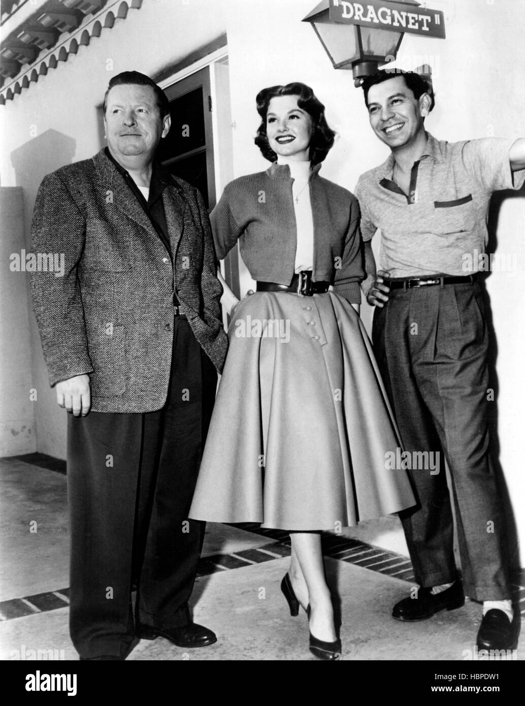 DRAGNET, Ben Alexander, Ann Robinson, Jack Webb, 1954 Stock Photo - Alamy
