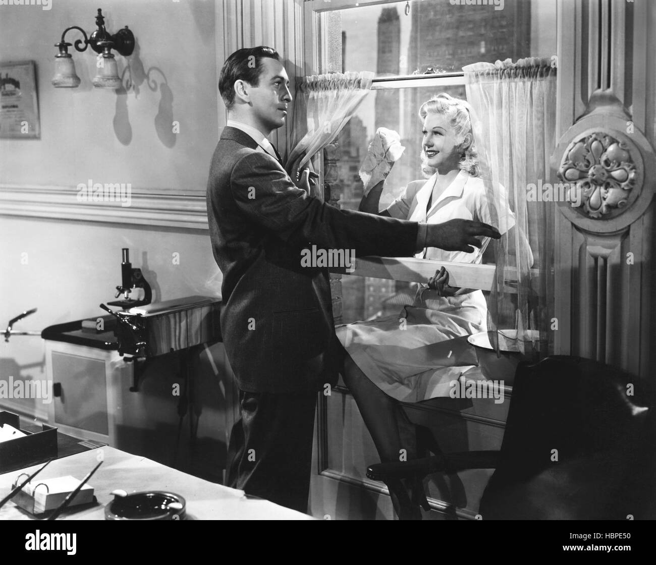 DR. BROADWAY, from left: Macdonald Carey, Jean Phillips, 1942 Stock ...