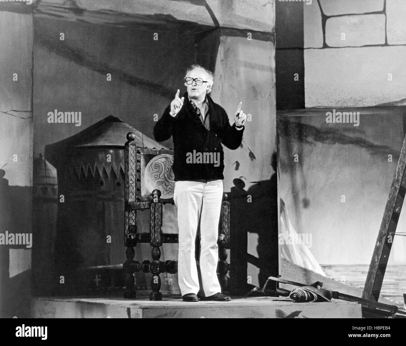THE DRESSER, producer-director Peter Yates, on set, 1983. ©Columbia ...