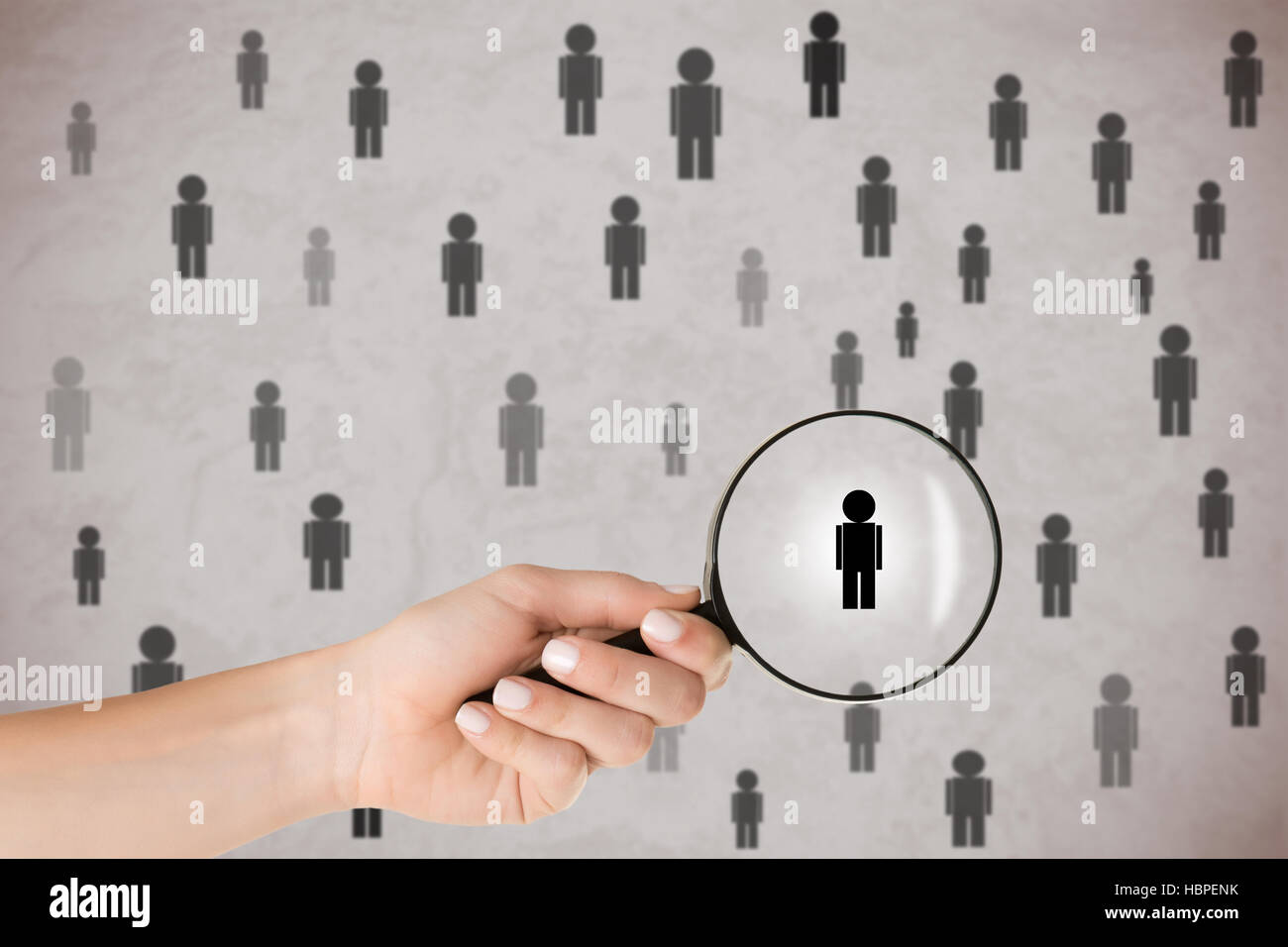 Magnifying Glass Woman Hand High Resolution Stock Photography and ...