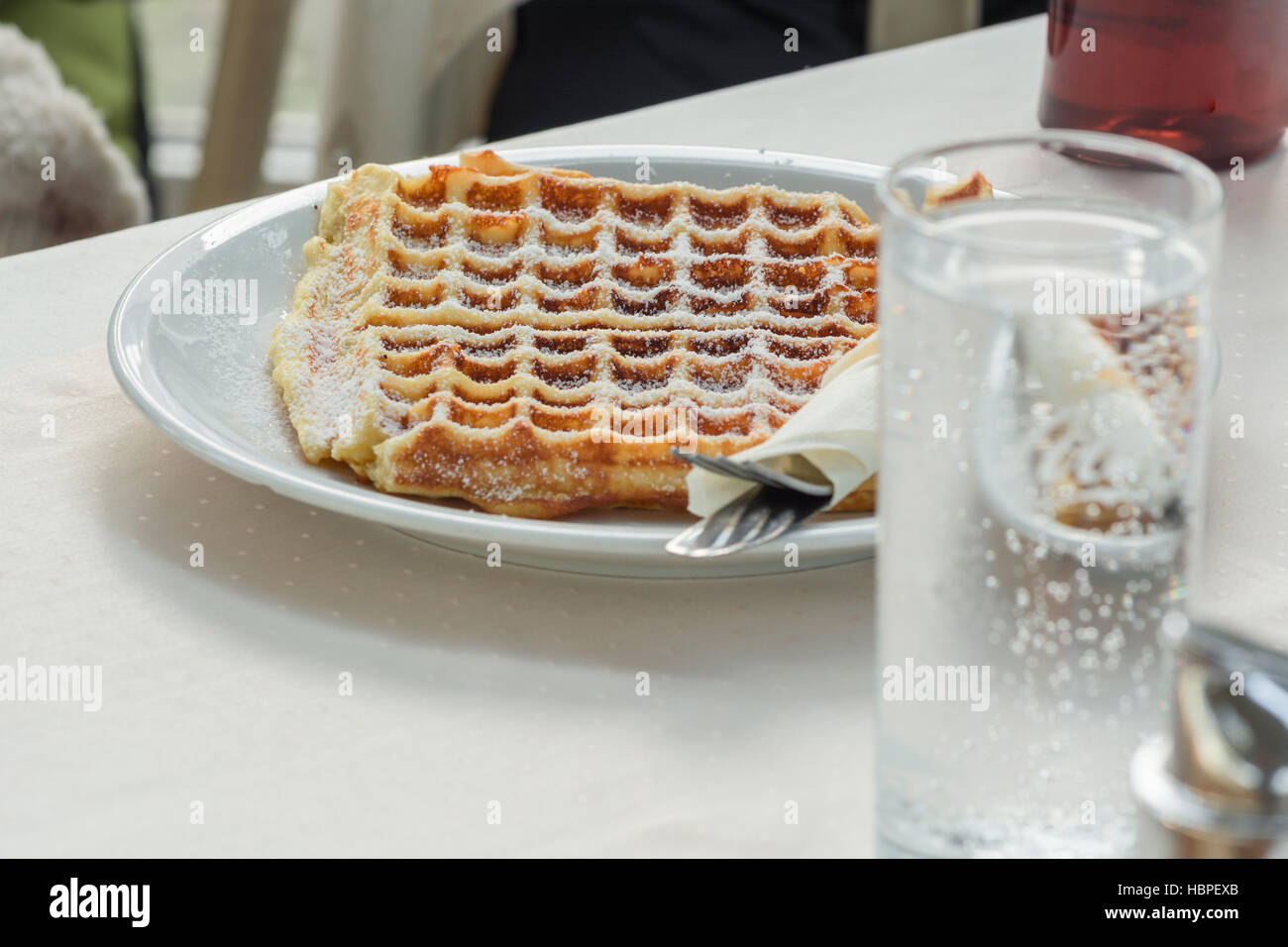 Waffle recipe cut hi-res stock photography and images - Alamy