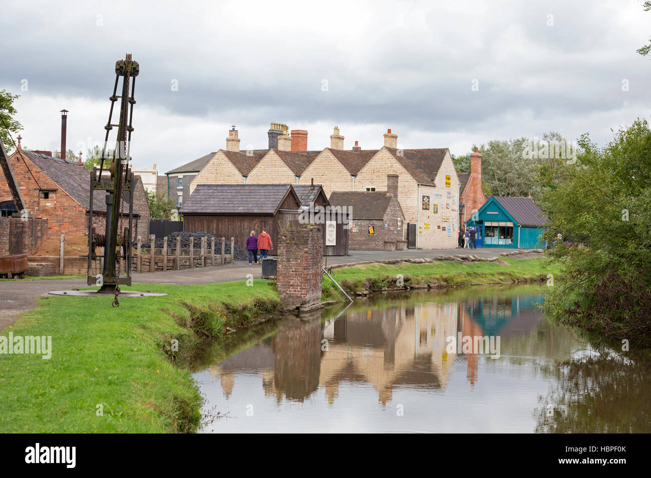 Blists Hill Victorian Town and a short section of the Shropshire Canal ...