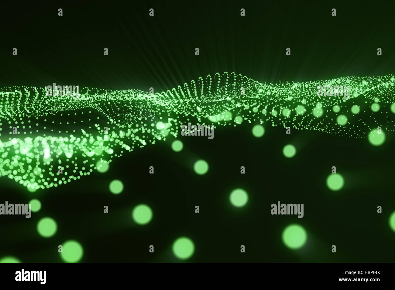 3d rendering landscape background. Cyberspace landscape grid. 3d ...