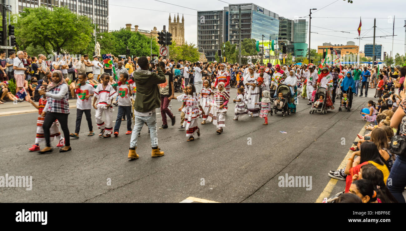 Australia Day City Adelaide - Parade! Stock Photo - Alamy