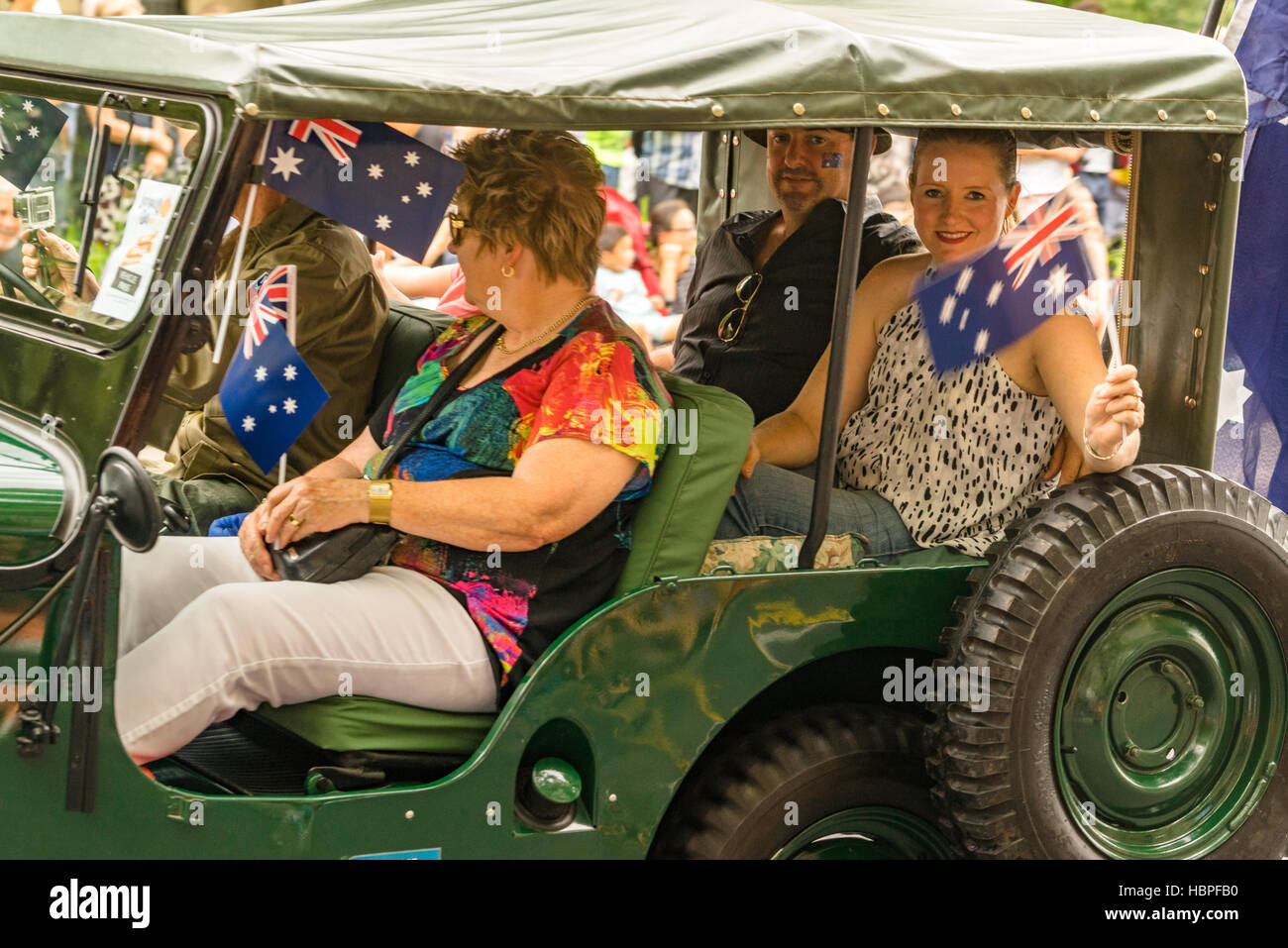 Australia Day City Adelaide - Parade! Stock Photo - Alamy