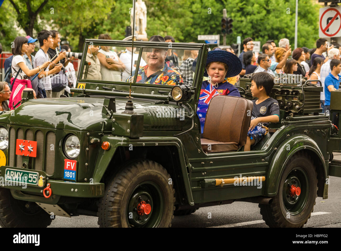 Australia Day City Adelaide - Parade! Stock Photo - Alamy