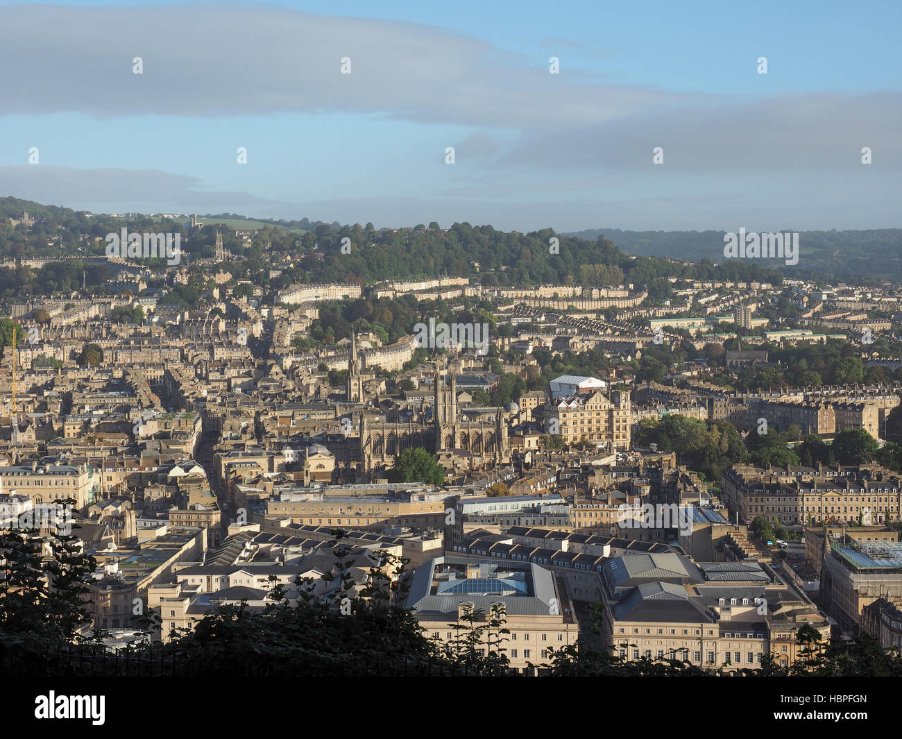 Aerial view of Bath Stock Photo - Alamy
